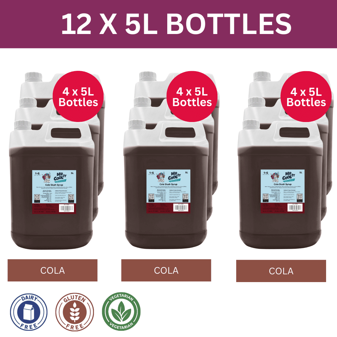 Syrup Multipack | 12 Bottles of Cola Slush Syrup | Great Value